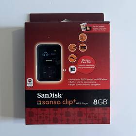 SANDISK SDMX-008G-A57KQ Sansa Clip Player Recorder Fm Radio